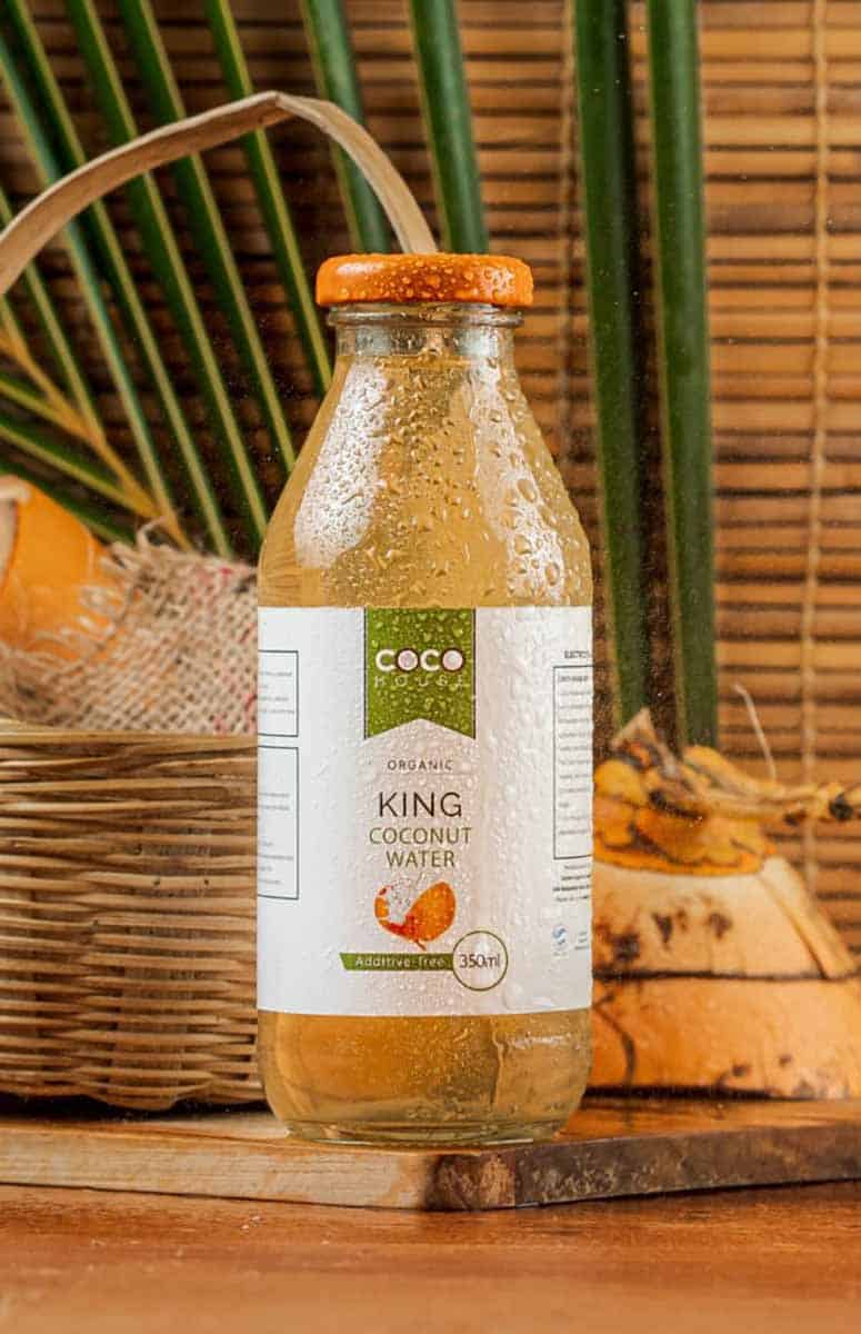 Coco House Organic King Coconut Water 350ml Glass Bottle - Ceylon ...